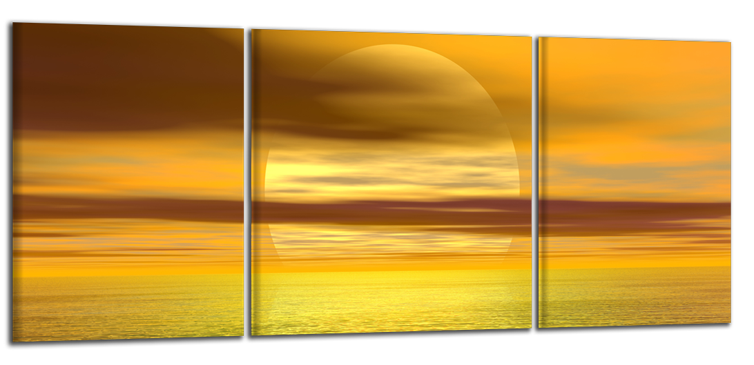 Panoramatický obraz Západ slunce panorama | Colorika.cz