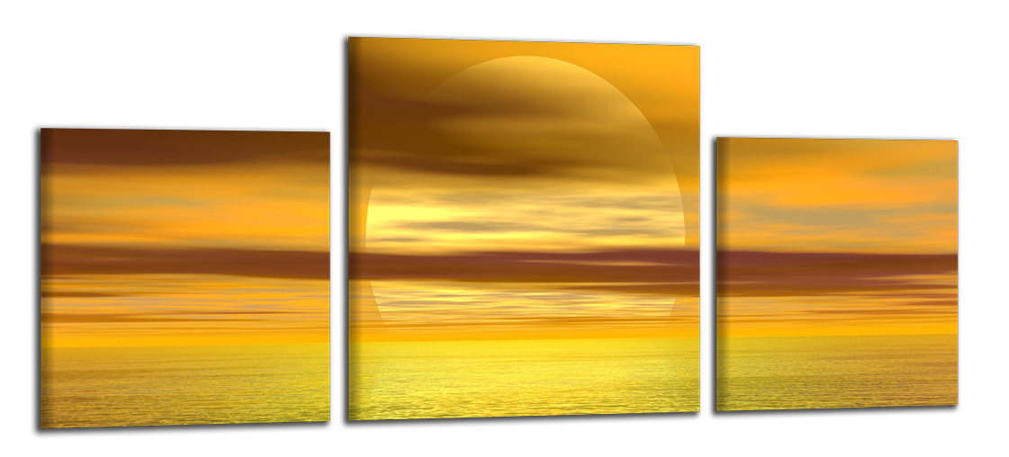 Panoramatický obraz Západ slunce panorama | Colorika.cz