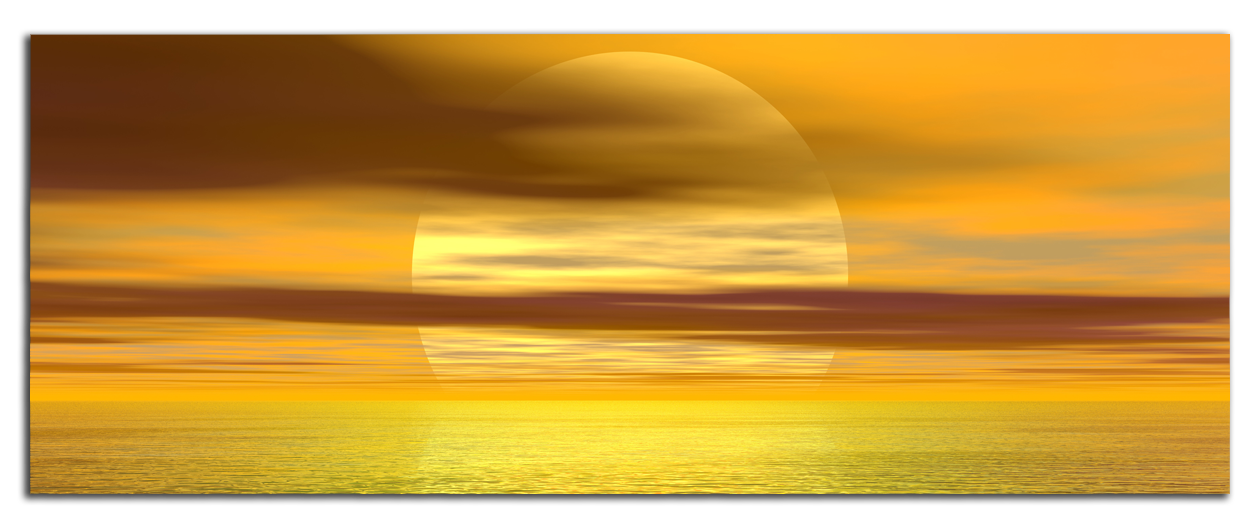 Panoramatický obraz Západ slunce panorama | Colorika.cz