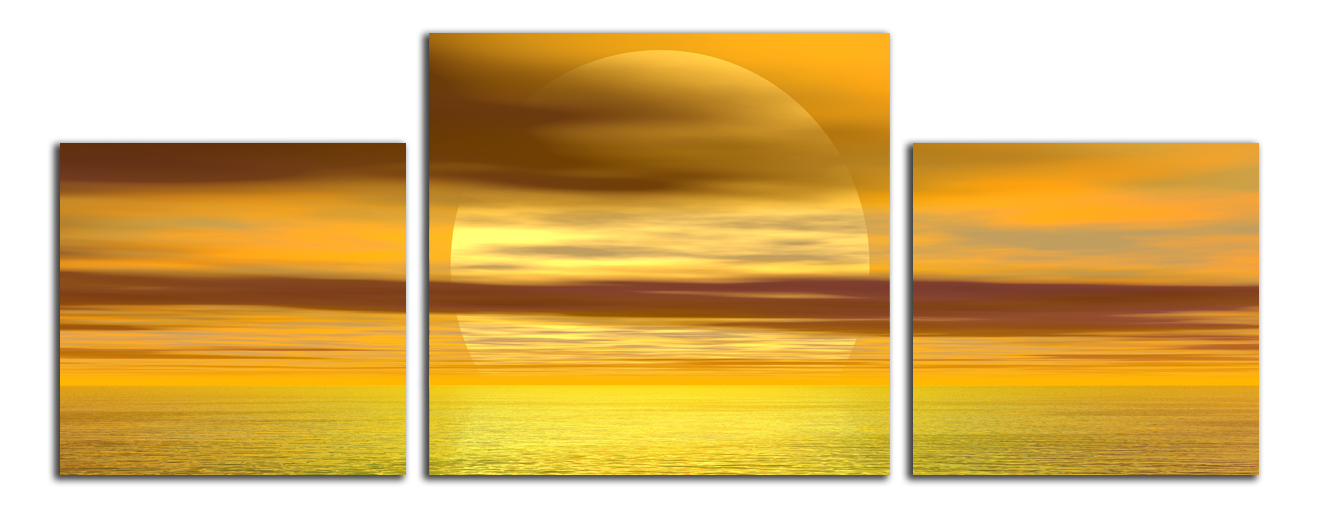 Panoramatický obraz Západ slunce panorama | Colorika.cz