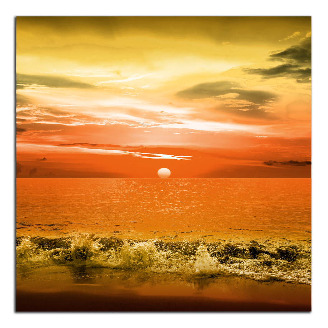Čtvercový obraz Západ slunce čtverec | Colorika.cz