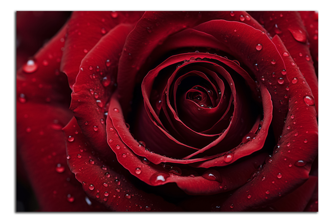 Obdelníkový obraz Rudá růže | Colorika.cz