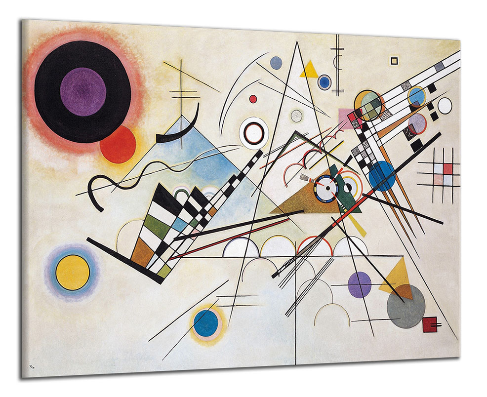 Obdelníkový obraz Kompozice 8 - Kandinsky | Colorika.cz