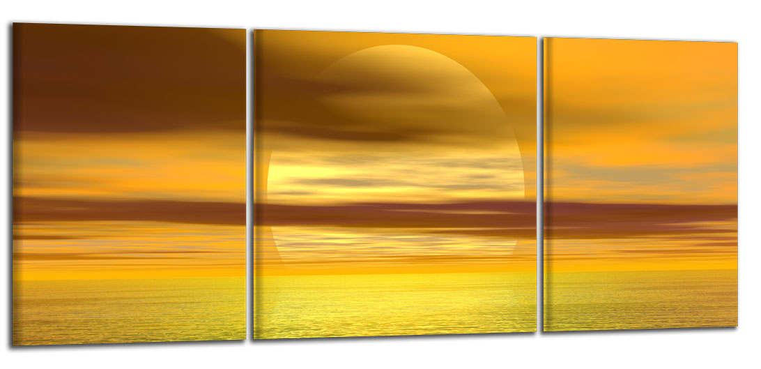Panoramatický obraz Západ slunce panorama | Colorika.cz