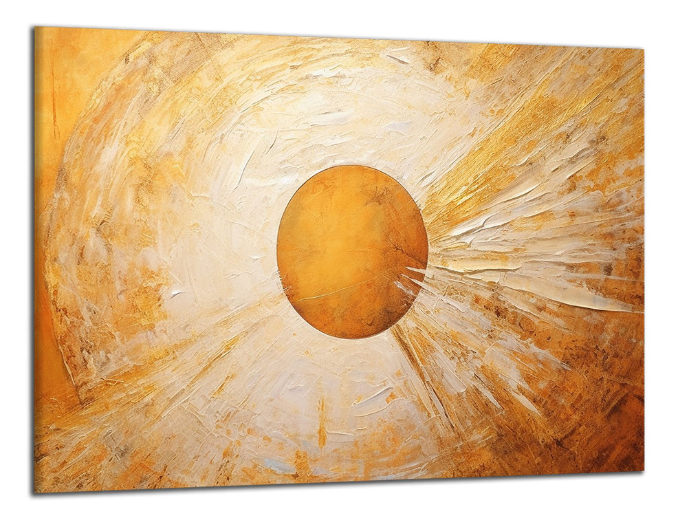 Obdelníkový obraz Abstrakce slunce | Colorika.cz