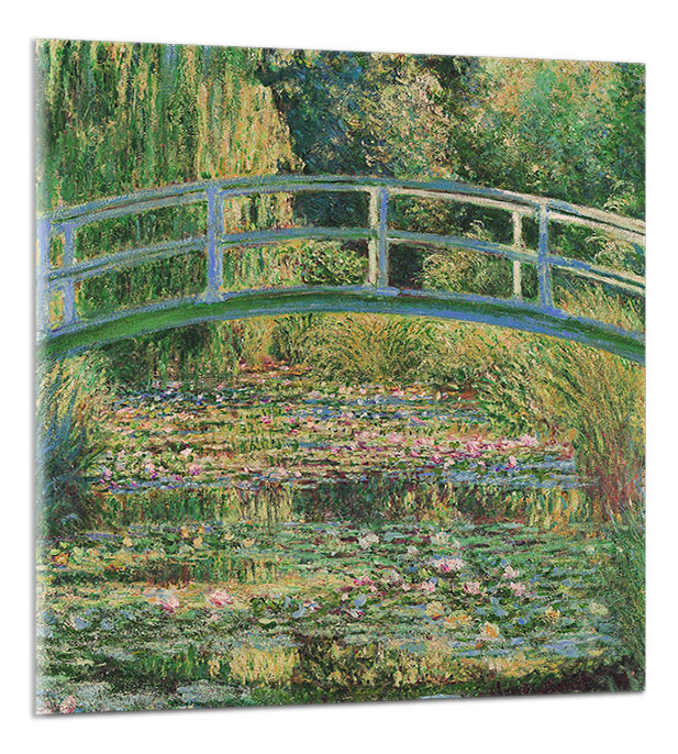 Čtvercový obraz Jezírko s lekníny - Monet | Colorika.cz